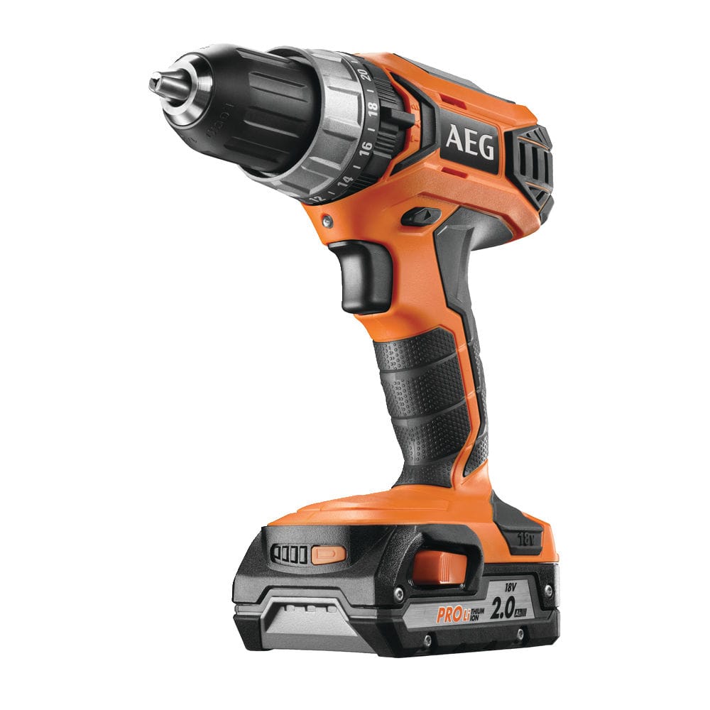 Aeg Slagboremaskine 18v Inkl.2x2,0 Ah Batteri Og Lader Bsb18g3 Li-202c