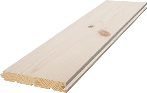 Moelven Fyr Gulv 20x135/142mm Massiv Natur Osmo Arctic 7,41m Pr. M2