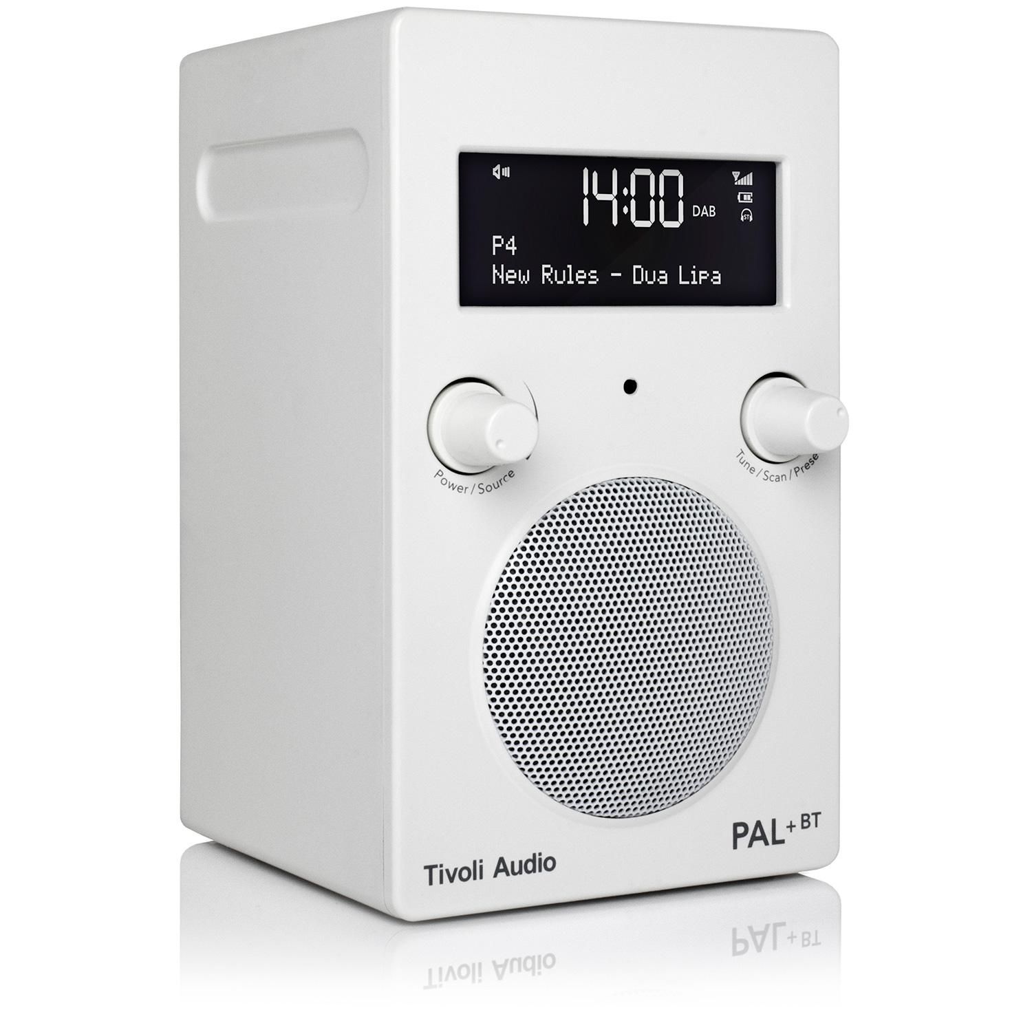 Tivoli Audio Pal+ Dab/dab+ Radio Med Bluetooth Højglans Hvid