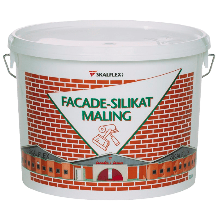 Skalflex Facade-silikatmaling 001-hvid 10l - 44 Sp/pal