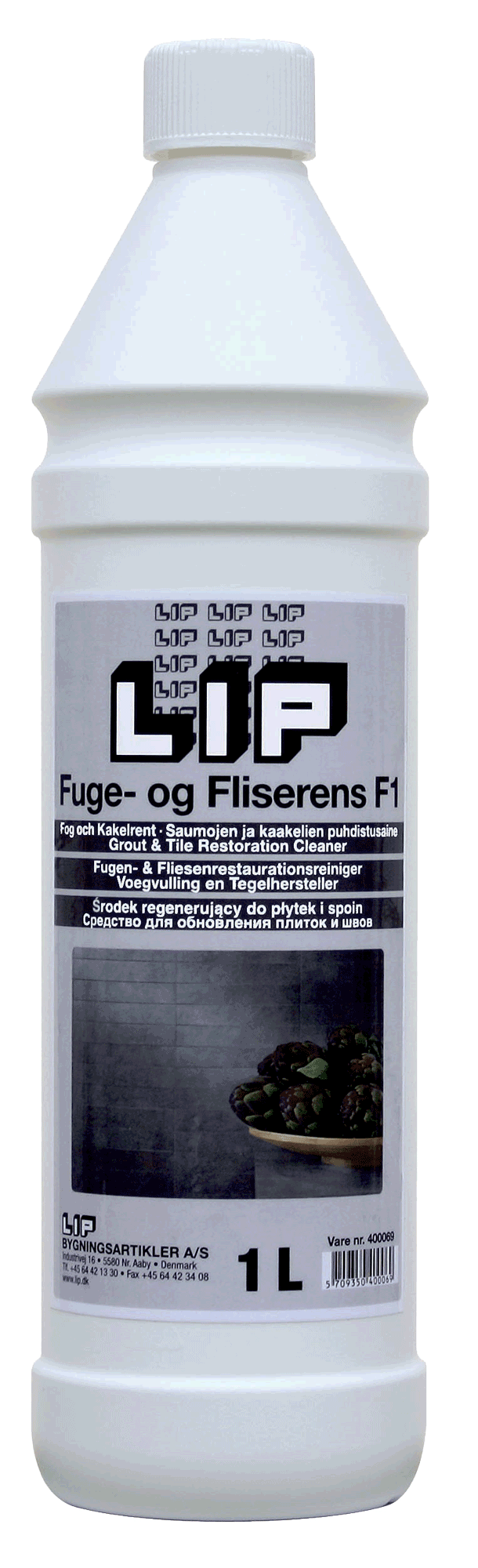 Lip Fuge-fliserens 1l Til Grundrengøring Af Fuger/fliser