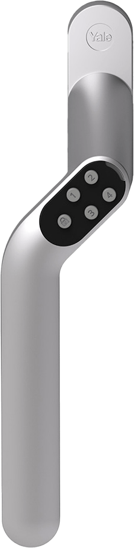 Ruko Yale Kode Håndtag Venstre Satin Chrome