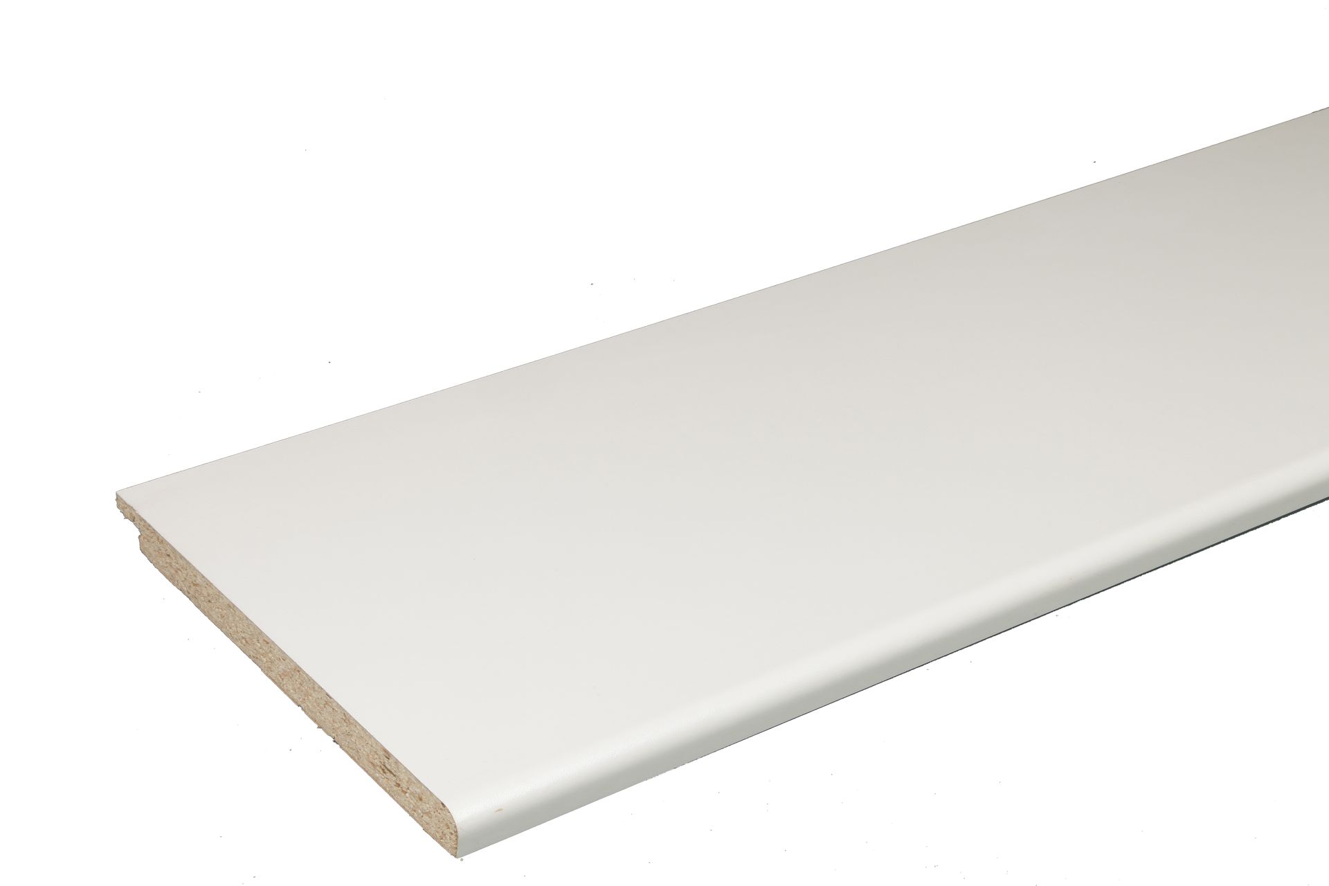 Scandiwood Vinduesplade Laminat Hvid 23x300x1290mmmed Påsat Kantbånd