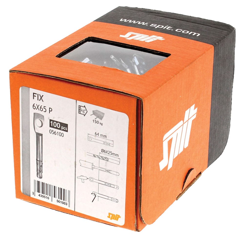 Spit P6 Loftanker 6x64mm Elfz. Pakke A 100 Stk