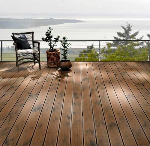 Wimex Terrasse Glyngøre Suberb Teakmix 3,6m 22x140mm - Komposit ...