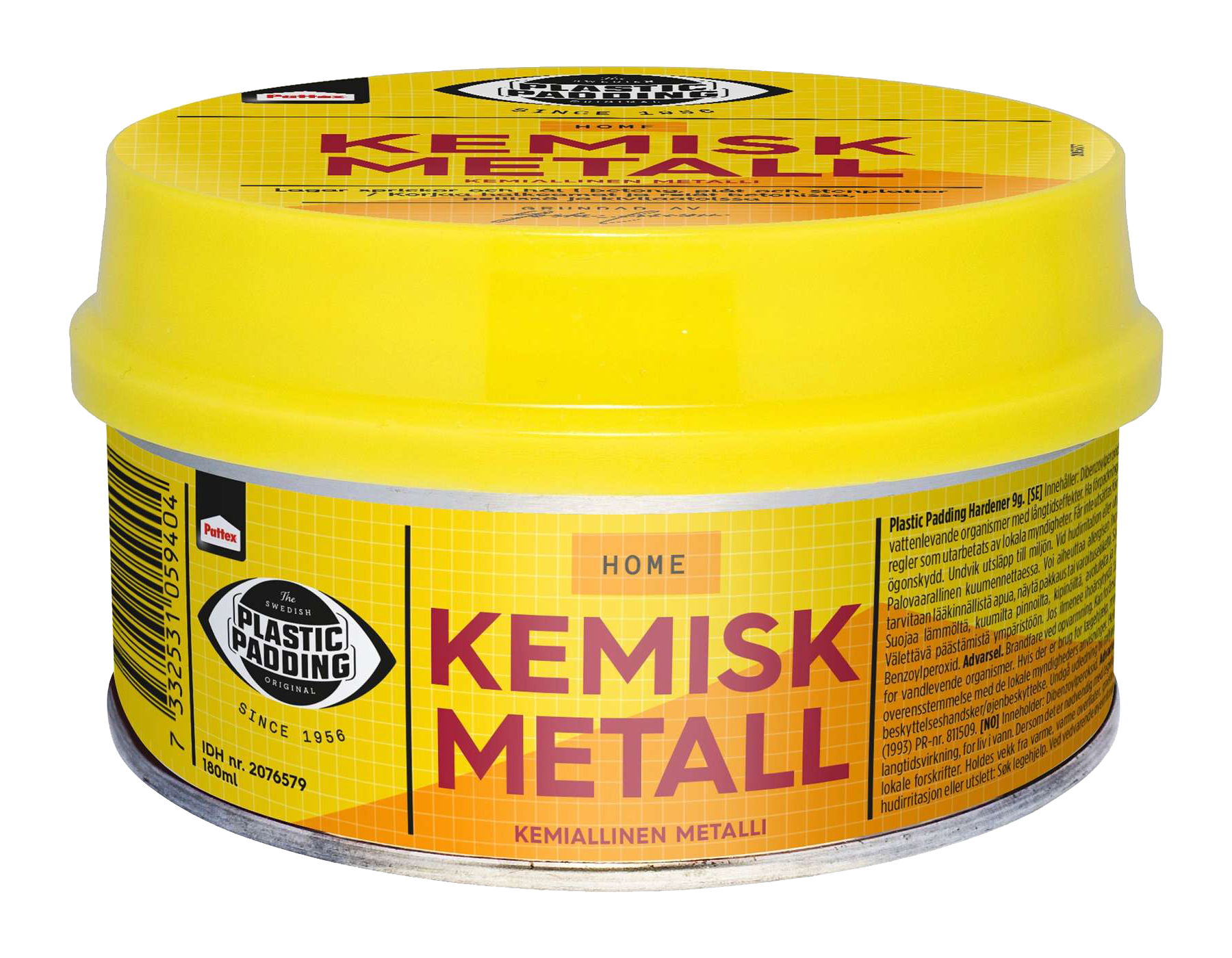 Plastic Padding Kemisk Metal 180ml 2 Komp.