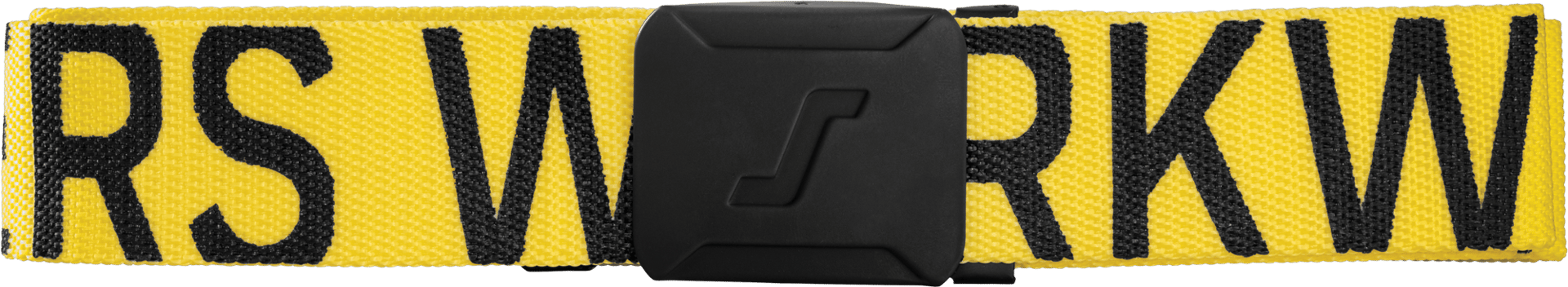 Snickers Logo Belt 9004 Gul/sort One Size