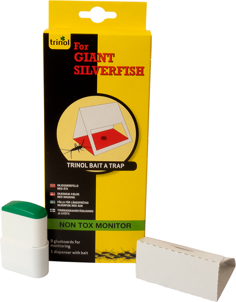 Trinol Bait A Trap Skægkræ-fælde Med Dispenser Og 9 Plader