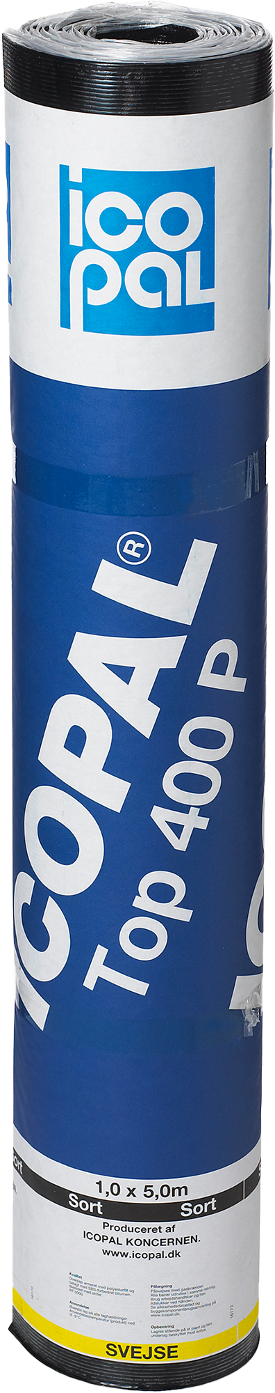 Icopal Top 400 P Sort 1,0x5,0m
