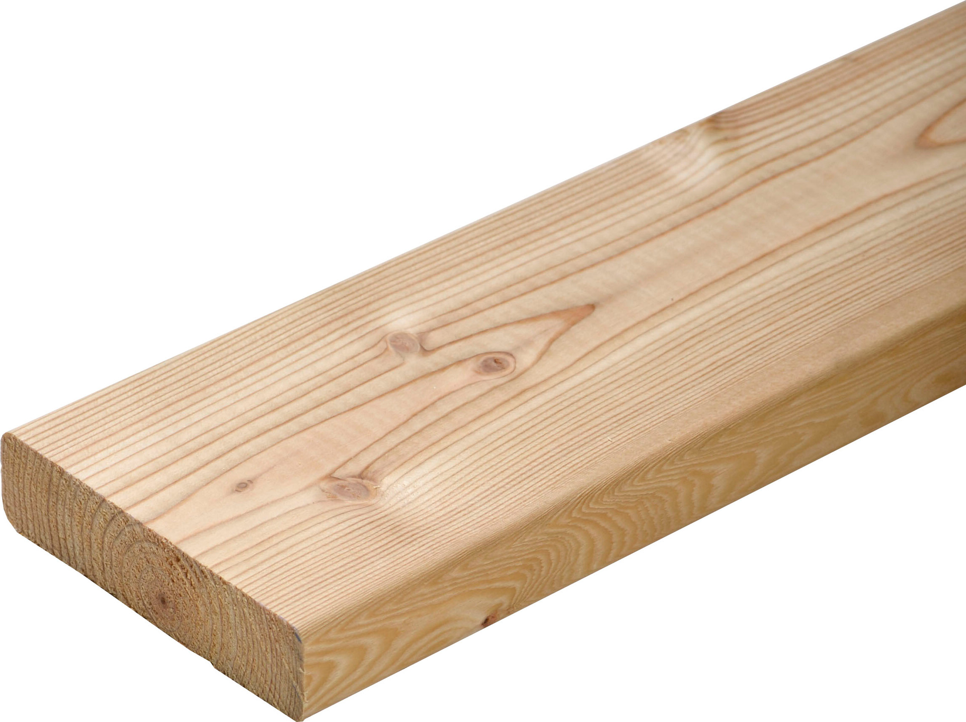 28x115 Mm Sibirisk Lærk Terrassebrædt Kvarta, Høvlet 4 Sider M/afr ...