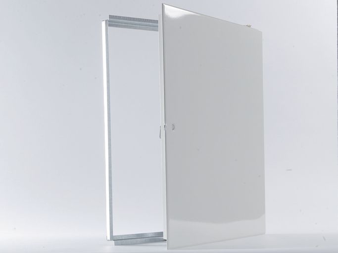 Knauf Inspektionslem 400x400mm Clips On - Hvid Ral 9010 Glans 80