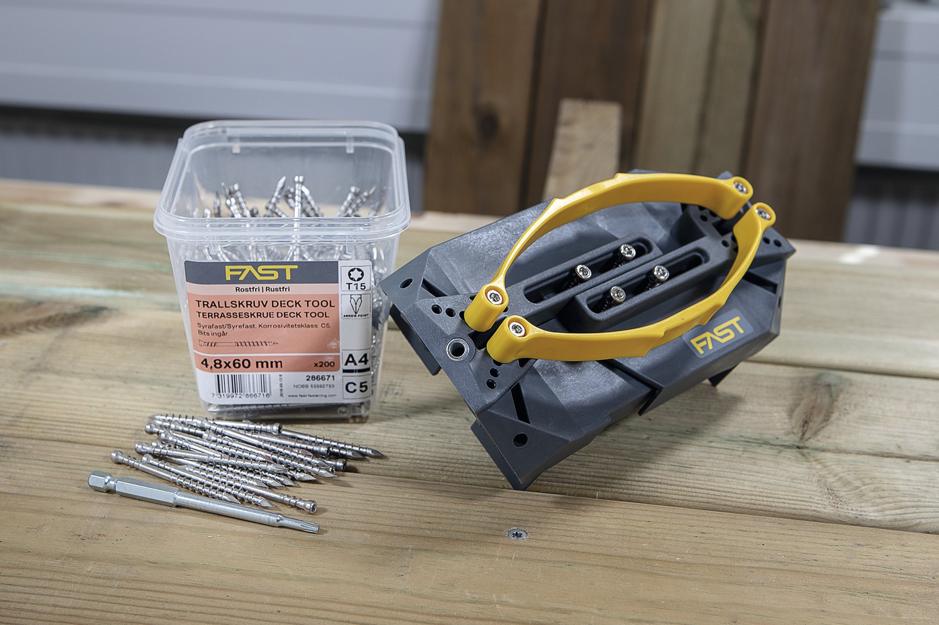 Deck Tool Monteringsværktøj Til Skjult Montering Af Trykket Terrassebrædder