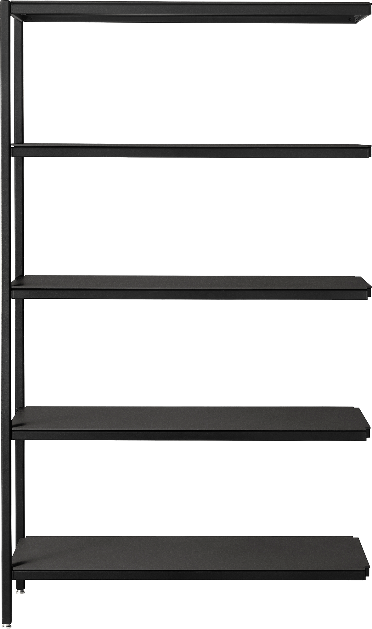 Vipp476 Rack Høj Reol Udvidelsesmodul Sort Laminat