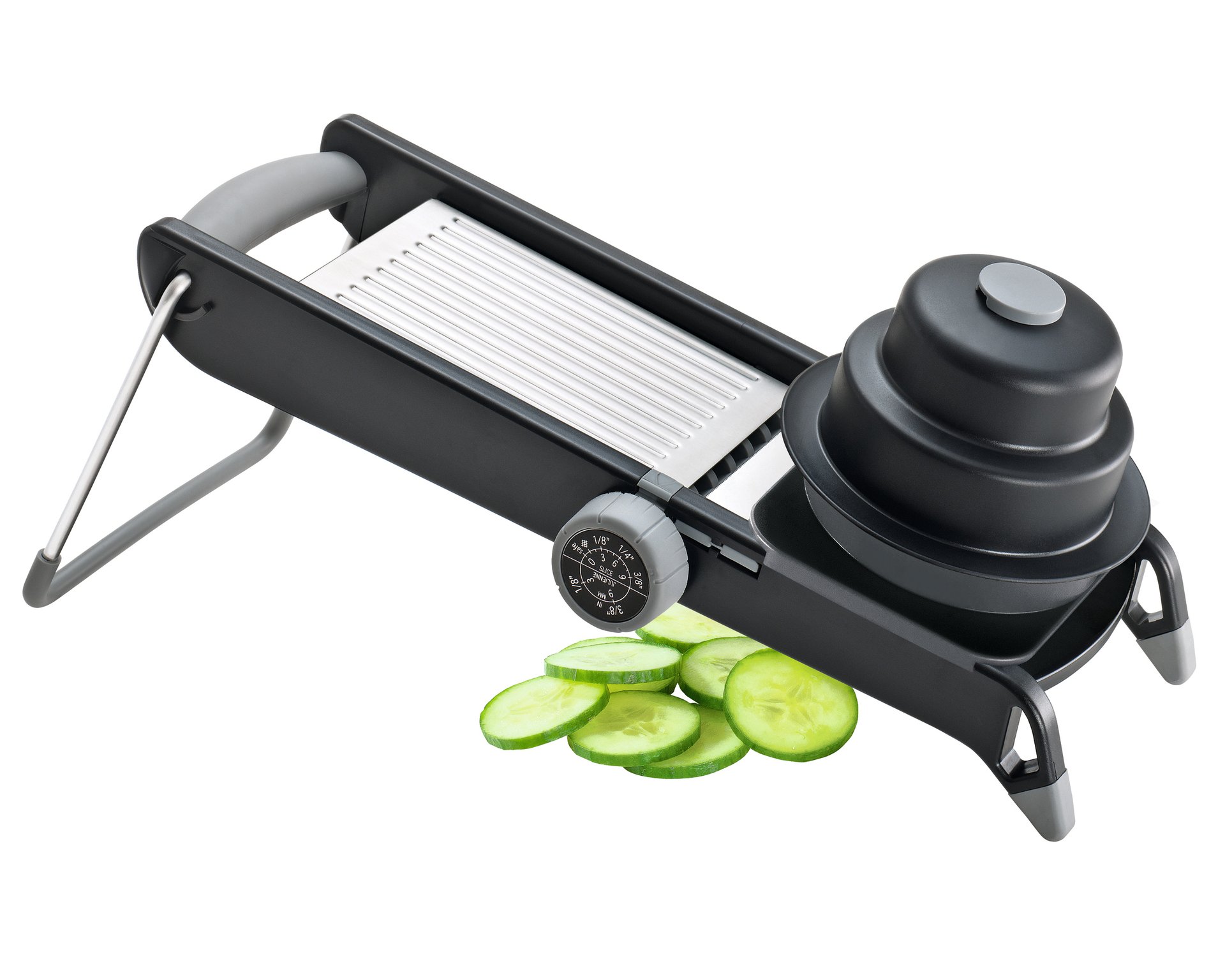 Moha Pro Mandolinjern Sort/stål Indstilleligt